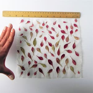 Handmade Nature Paper, Leaf Texture Paper, Botanical Gift Wrap - Etsy