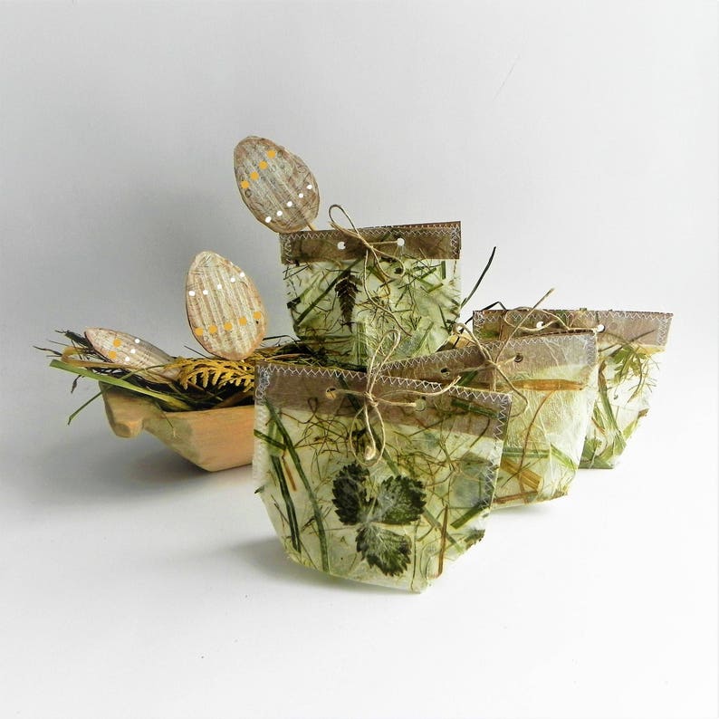 Small Gift Paper Bags Handmade Favor Mini Bags for Party | Etsy UK