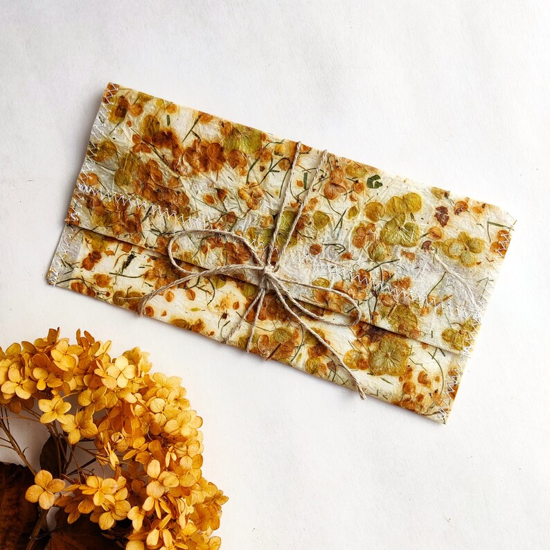 Handmade Paper Floral Envelopes Money Cash Holder Gift Card - Etsy
