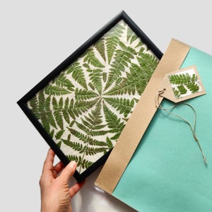 Pressed Fern Framed Wall Art Decor Nature Lover Gift - Etsy