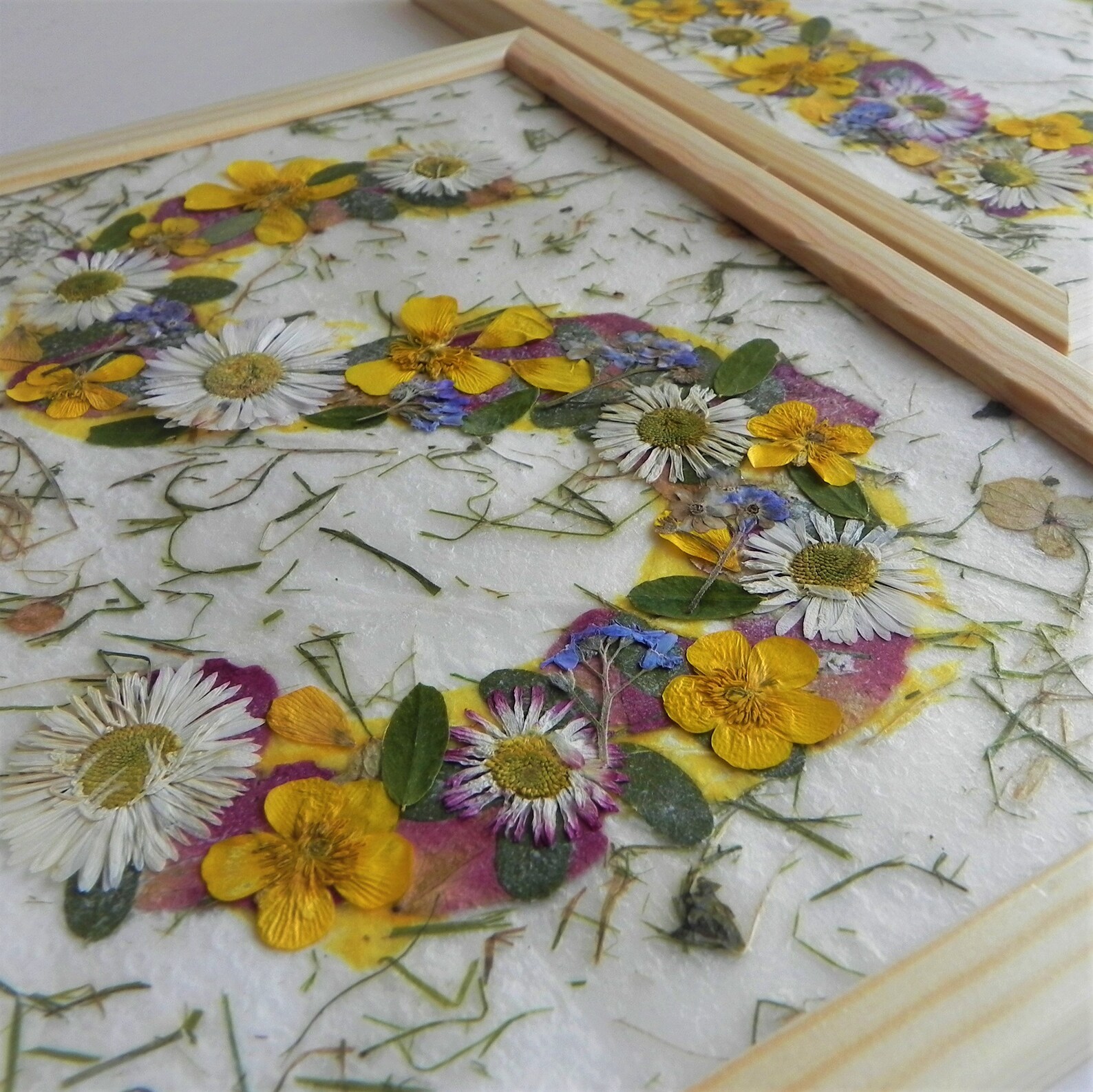 Pressed Flower Name Letters Personalized Gifts, Wall Art Decor - Etsy