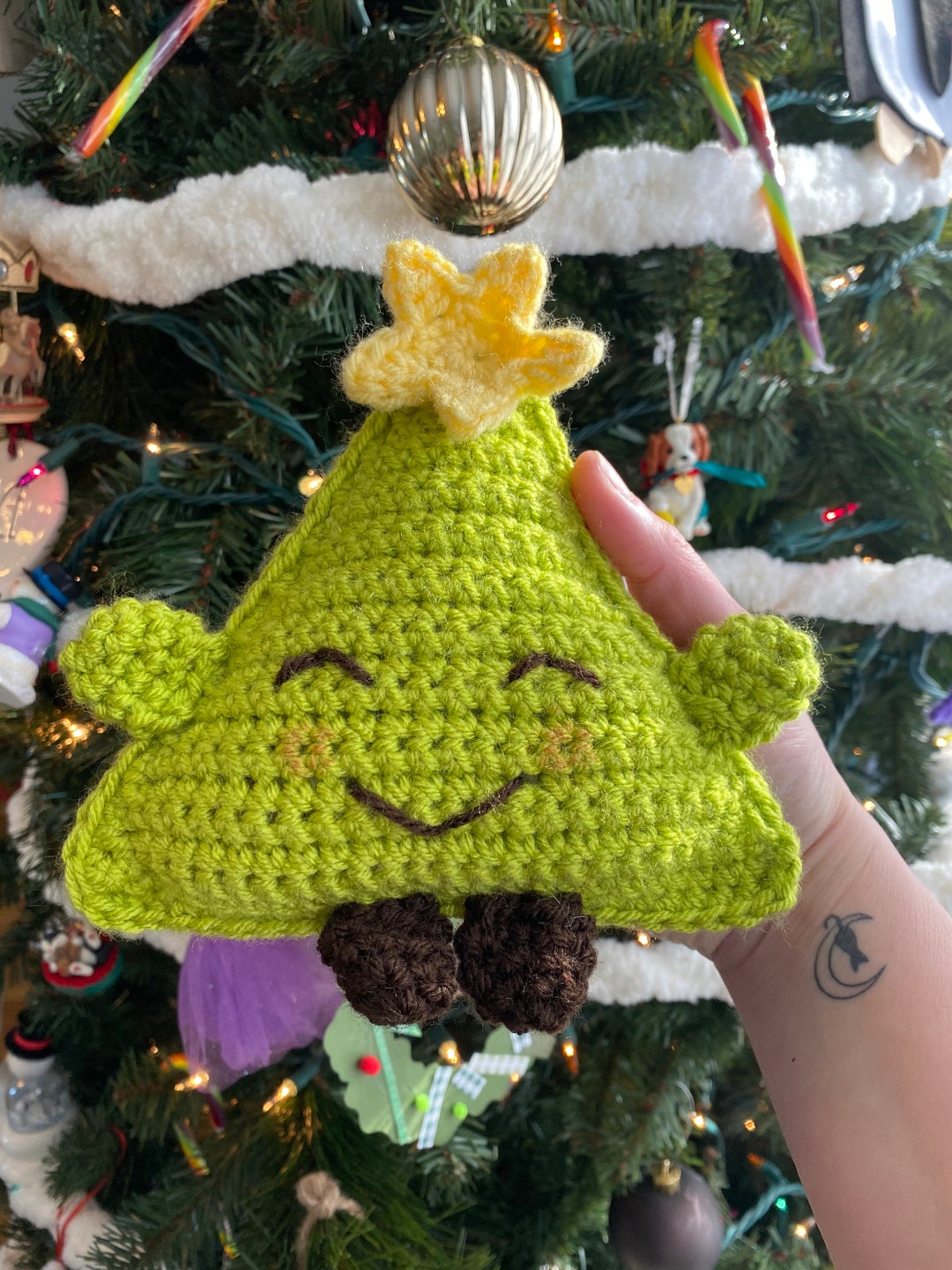 Crochet Christmas Tree Cuddler, Amigurumi Christmas Tree - Etsy