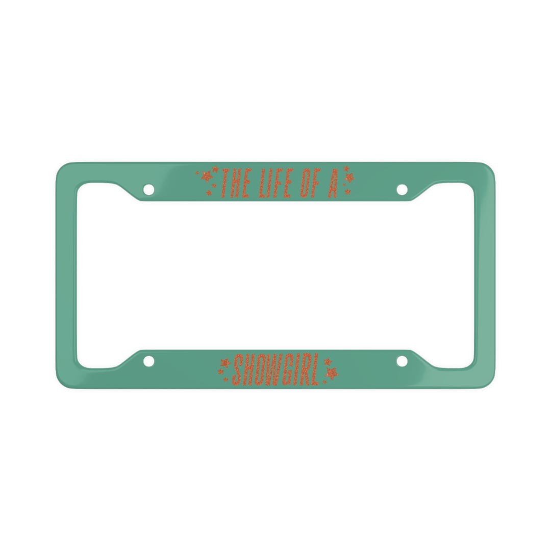 Showgirl Inspired License Plate Frame | Cute Girly Car Accessory | Fun ...