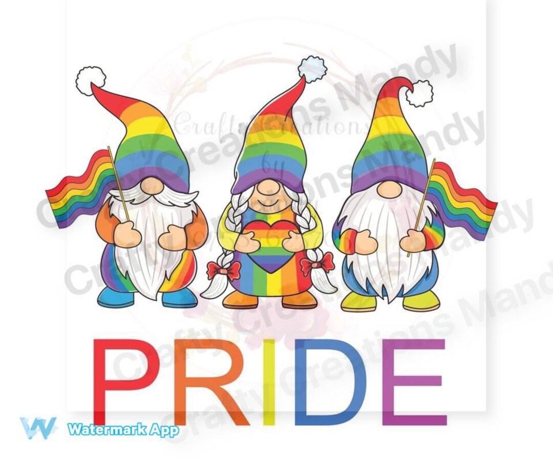 LGBTQ Pride Gnomes Digital File - Etsy