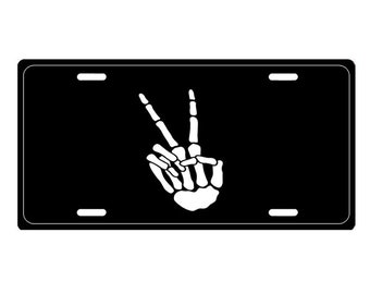 Peace Sign License Plate | Etsy