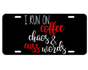 Run License Plate - Etsy