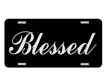 Blessed Car Tag - Etsy