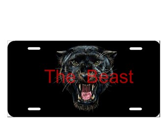 Beast License Plate | Etsy
