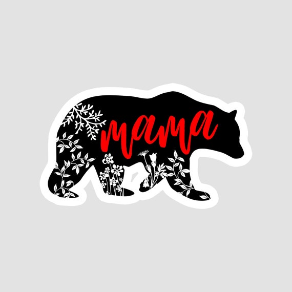 Home Décor Mama Bear Vinyl Decal Sticker For Car Truck SUV Laptop Wall ...