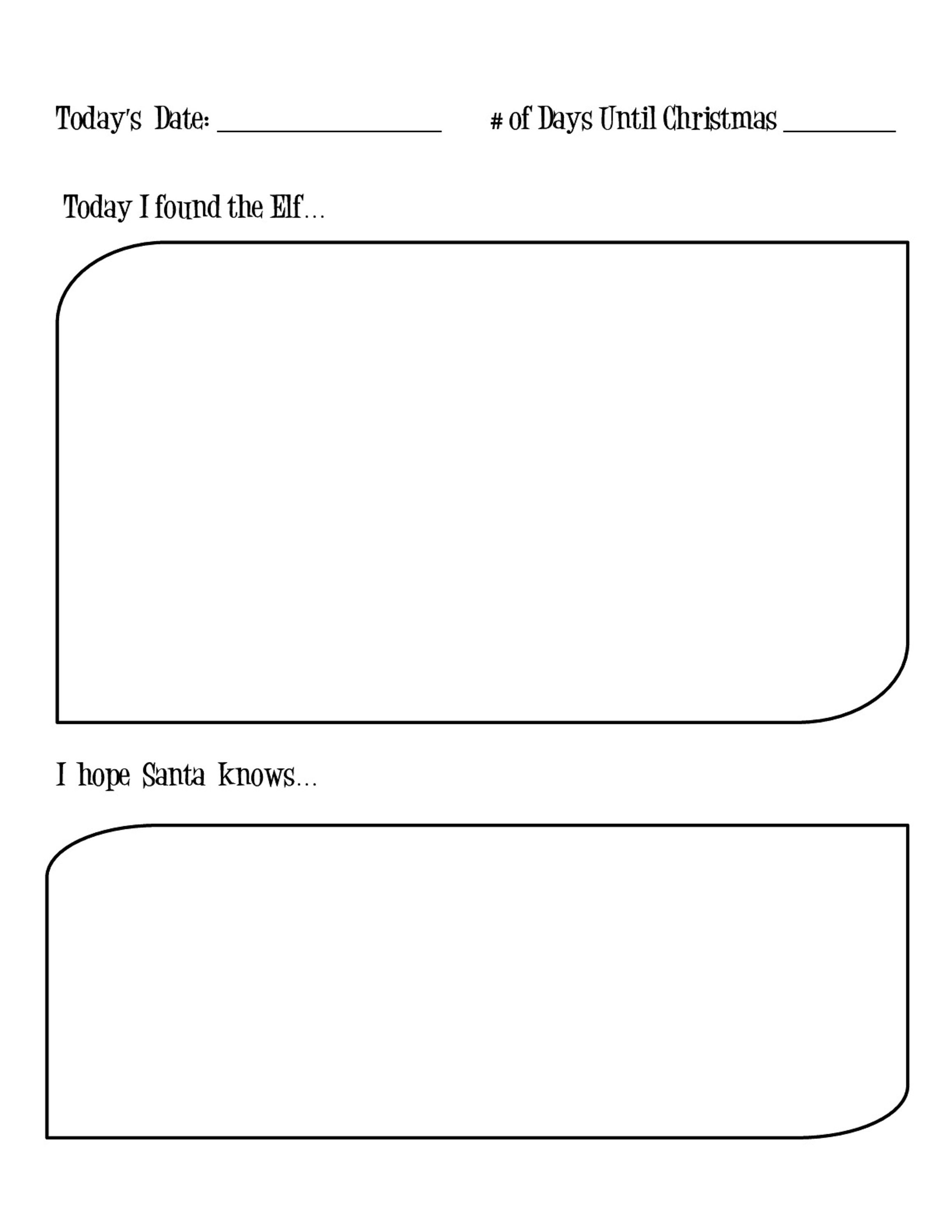 Where's the Elf? It's Not on the Shelf~ Printable PDF Christmas ...