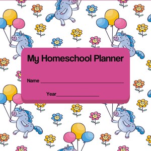 Virtual / Home School Planner~12 Different Covers Included ~ All-in-one ...