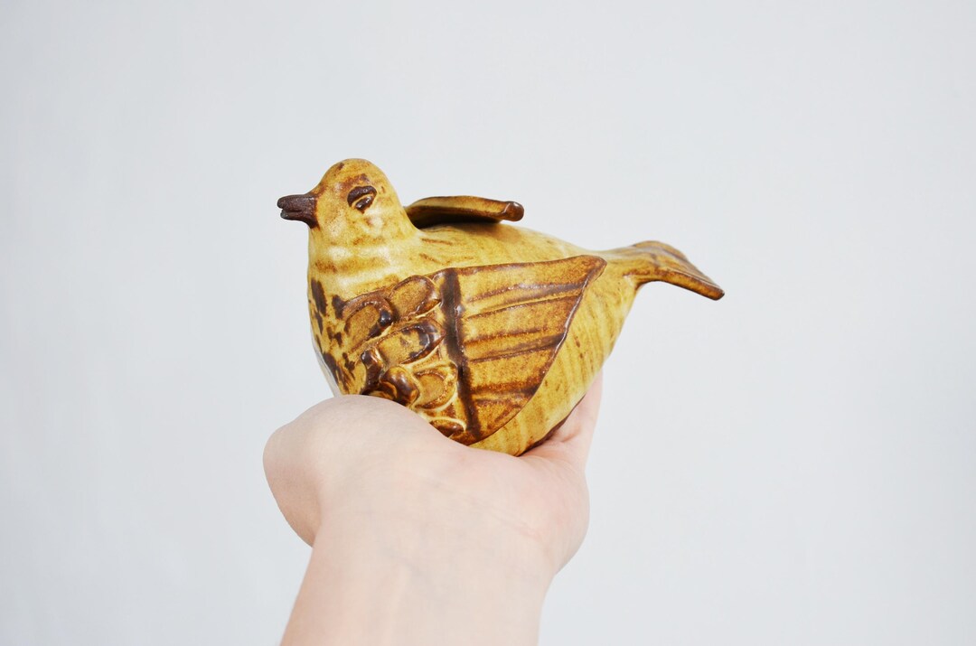 Vintage 1960s Mid-century Studio Pottery Bird Sculpture - Etsy