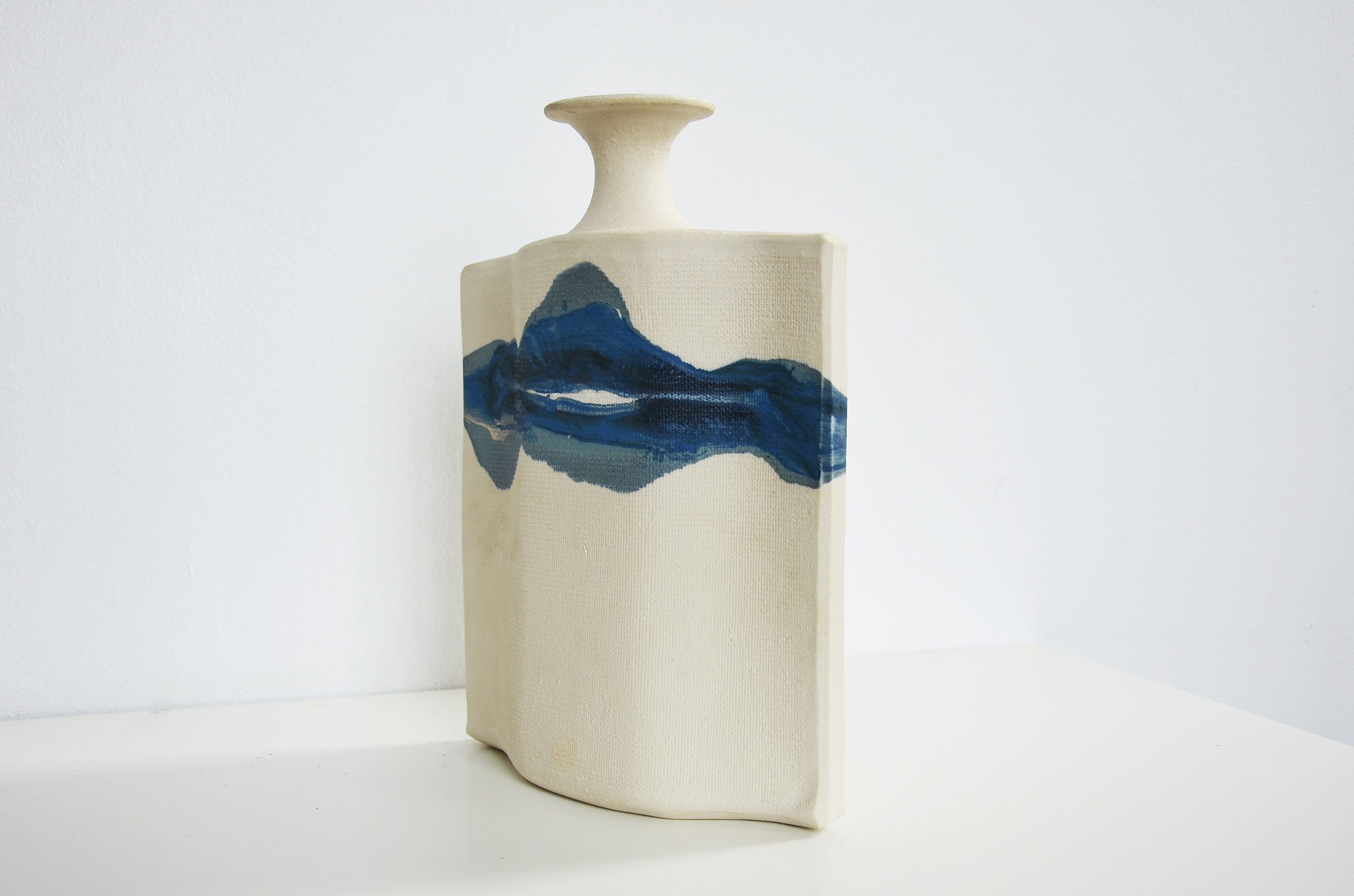 Vintage 1970s ROBIN HOPPER Rare, Tapered Edge Studio Pottery Vase ...