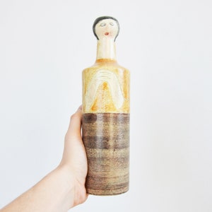 Vintage 1970s THEO & SUSAN HARLANDER Scarce Figurative Studio Pottery ...