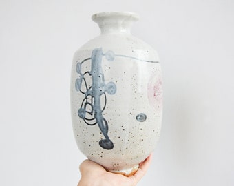 Vintage 1980s WAYNE NGAN Plate With Brushwork, Canadian Studio Pottery ...