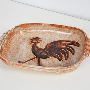 Vintage 1970s ANIKO STERN-WESEL Scarce Studio Pottery Serving Dish With ...