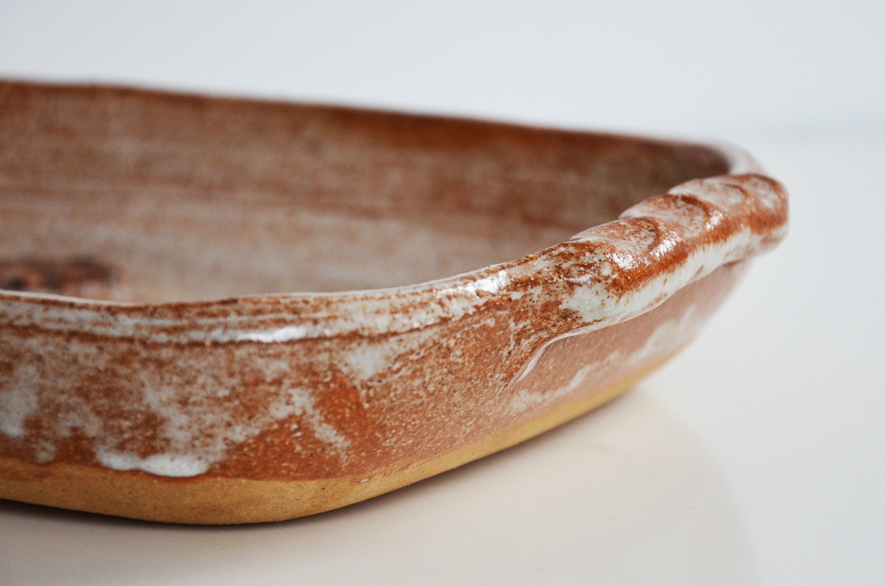 Vintage 1970s ANIKO STERN-WESEL Scarce Studio Pottery Serving Dish With ...