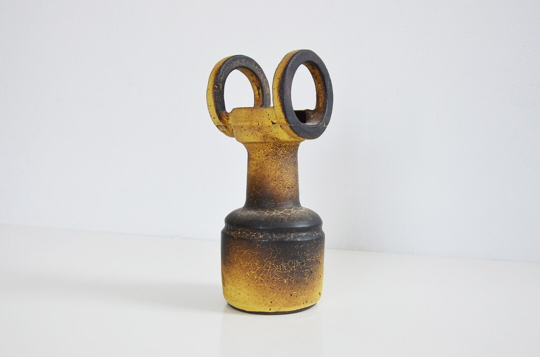 Vintage 1960s European Studio Pottery Vessel - Etsy