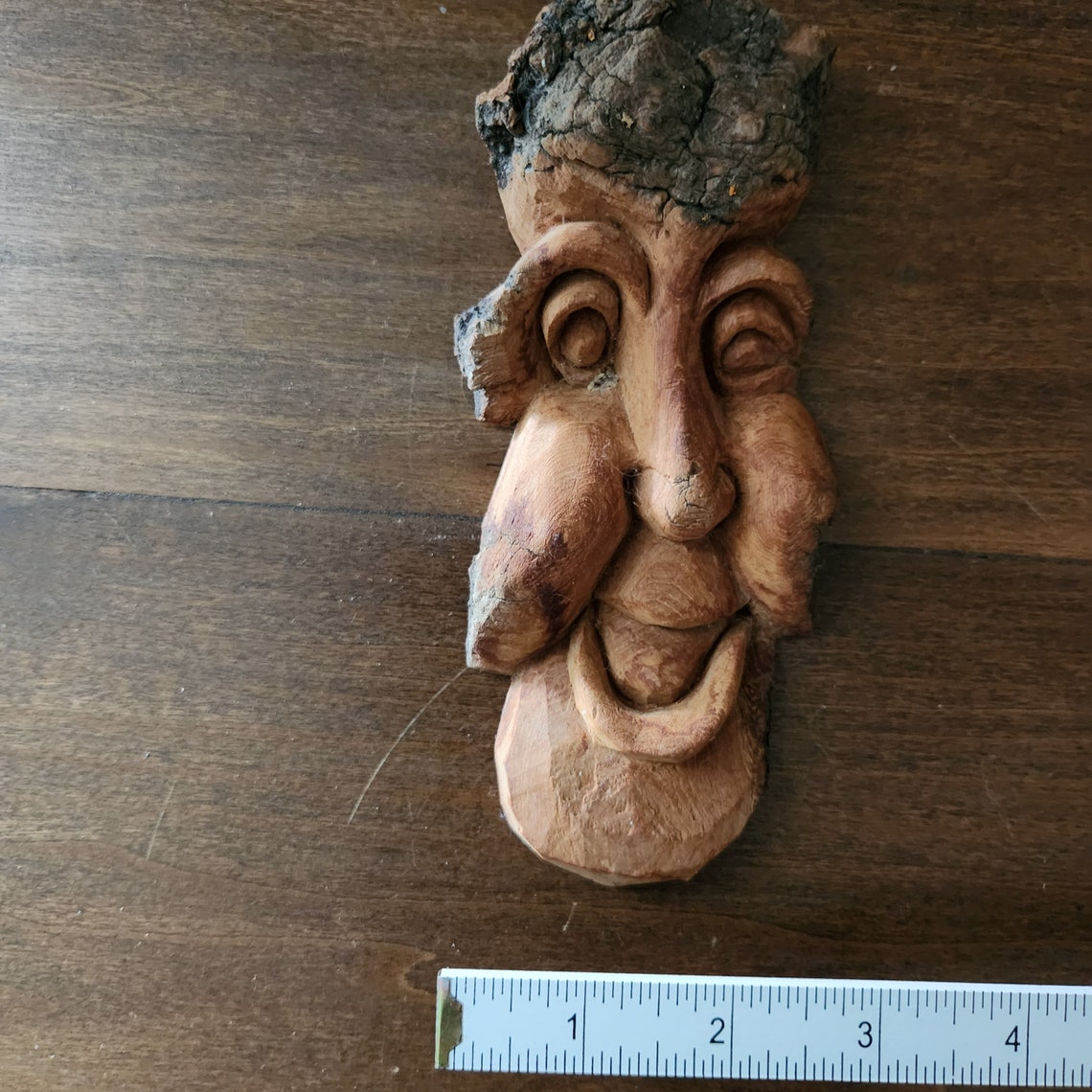 Wood Carved Face Caricature Sculptural Folk Art - Etsy