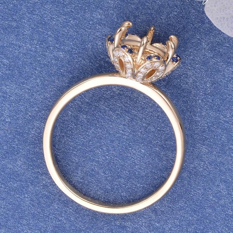 Tulip Setting Ring - Etsy