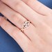 Morganite Infinity Ring Engagement Ring Rose Gold Ring Diamond - Etsy