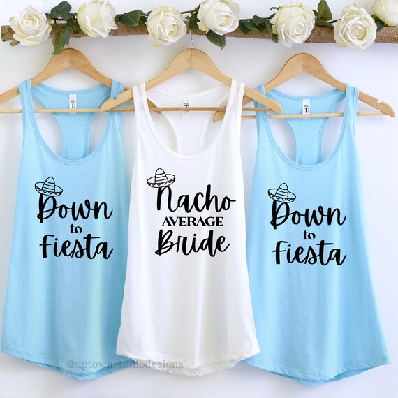 Bachelorette Party Tank Tops Fiesta Mexican Bachelorette | Etsy