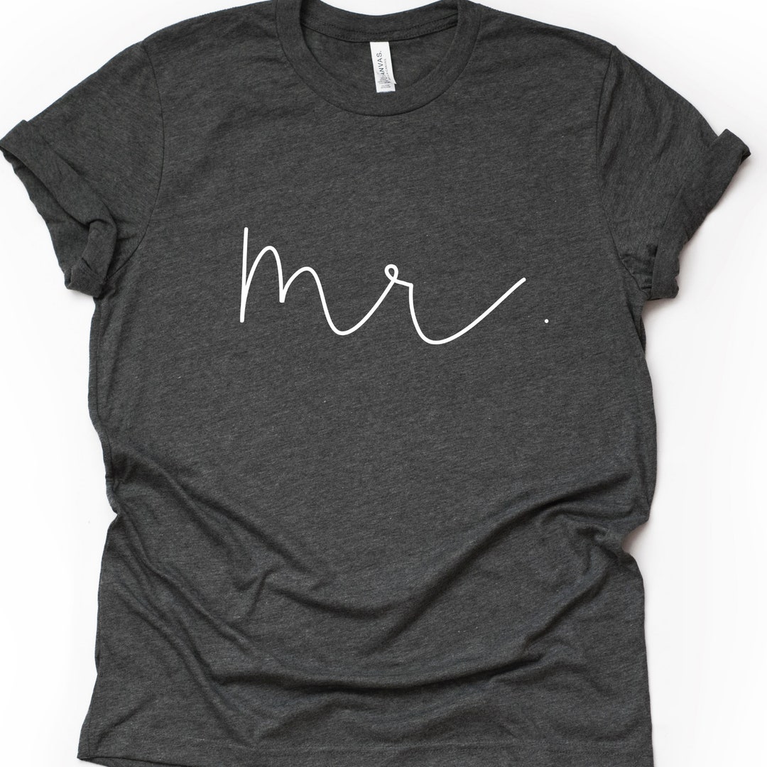 Mr Shirt, Mrs and Mr Shirts, Bridal Shower Gift, Couples Shirts ...