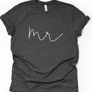 Mr Shirt, Mrs and Mr Shirts, Bridal Shower Gift, Couples Shirts ...