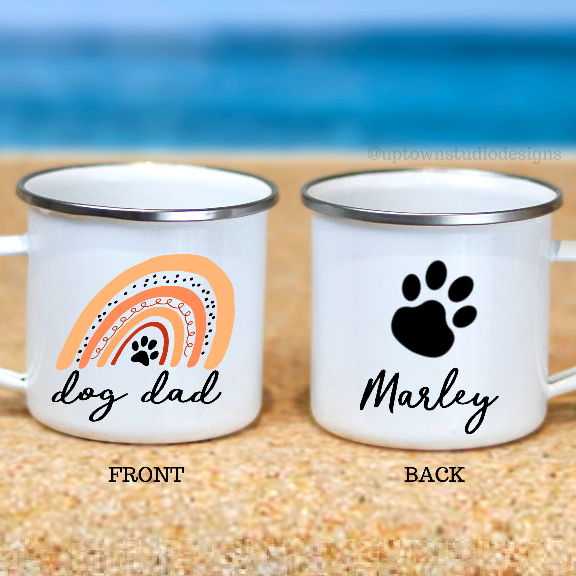 Dog Papa Mug Dog Dad Mug Fathers Day Gift for Dad Custom - Etsy UK