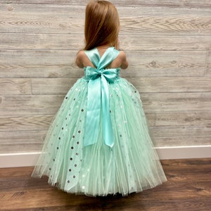 Mint Green With Silver Polka Dot Princess Tutu Dress for Girls - Floral ...