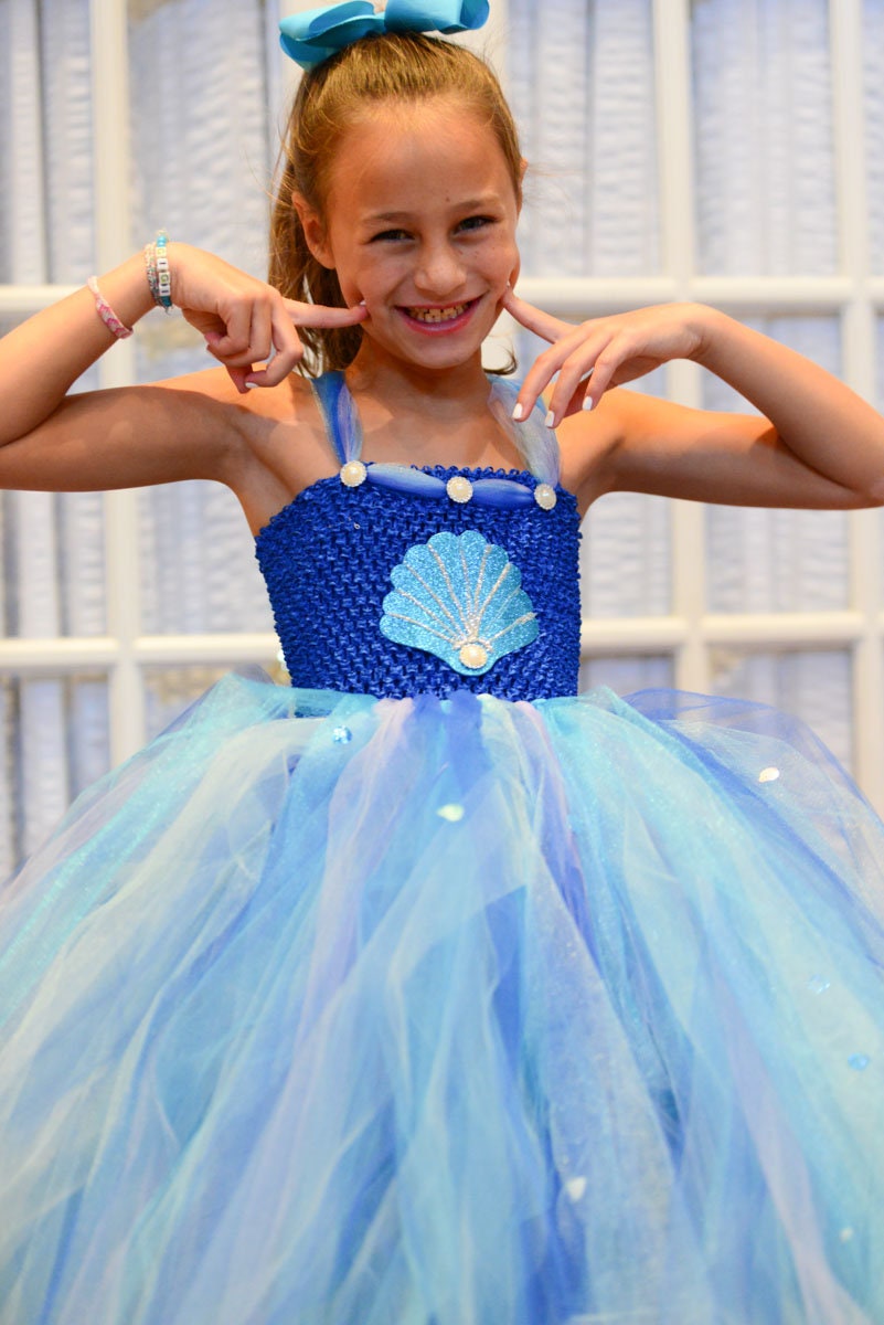 Under the Sea Tutu Dress Mermaid Tutu Royal Blue Aqua - Etsy