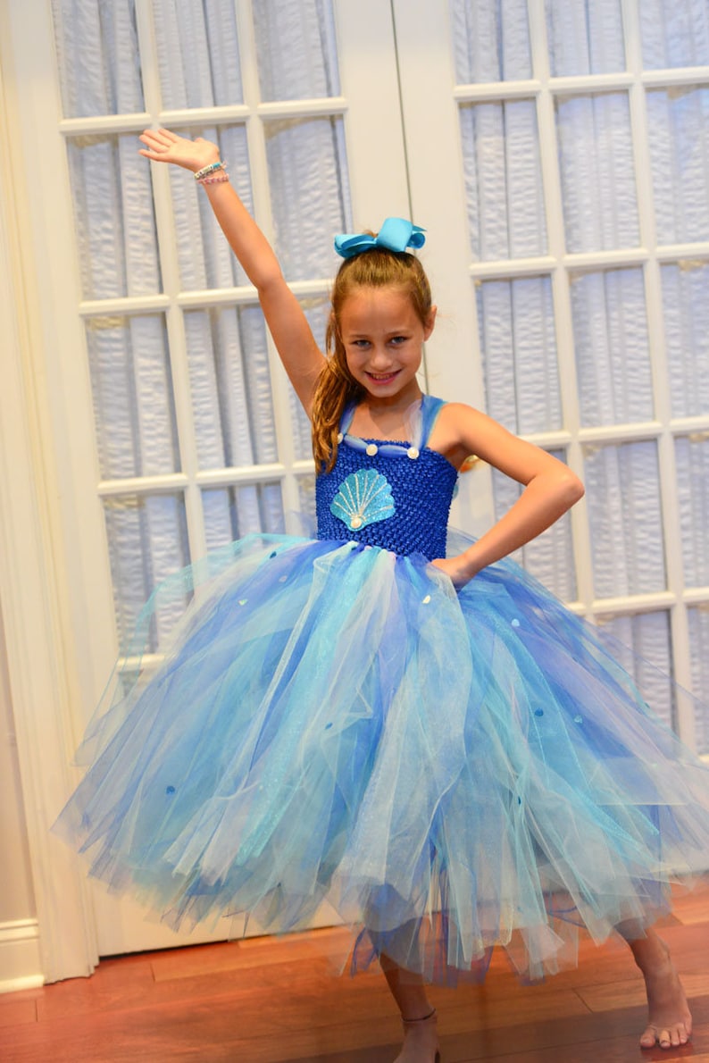 Under the Sea Tutu Dress Mermaid Tutu Royal Blue Aqua - Etsy