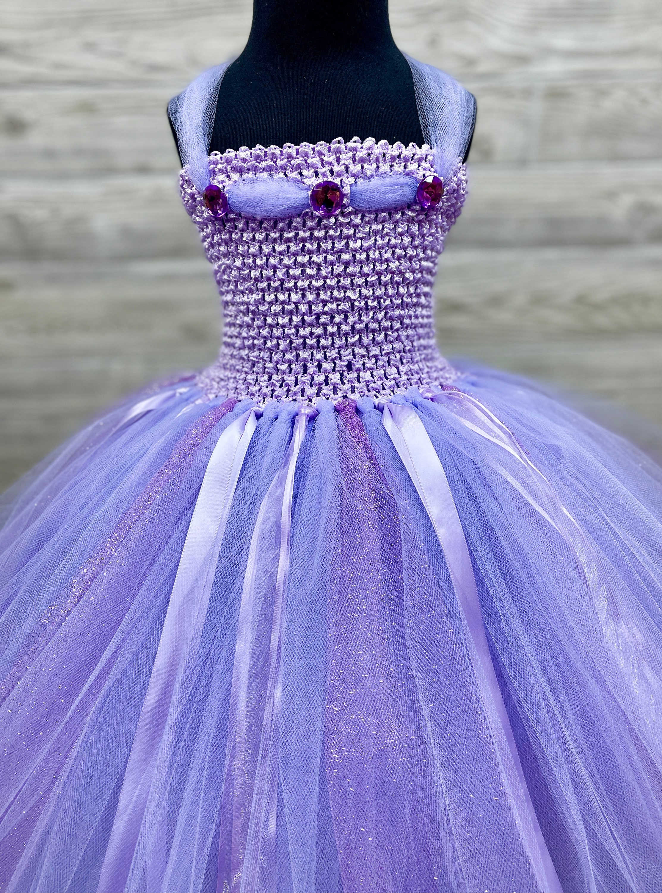 Lavender Princess Dress for Girls Light Purple Princess - Etsy