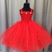 Red Princess Tutu Dress for Girls Princess Dresses for Toddlers Tutus ...