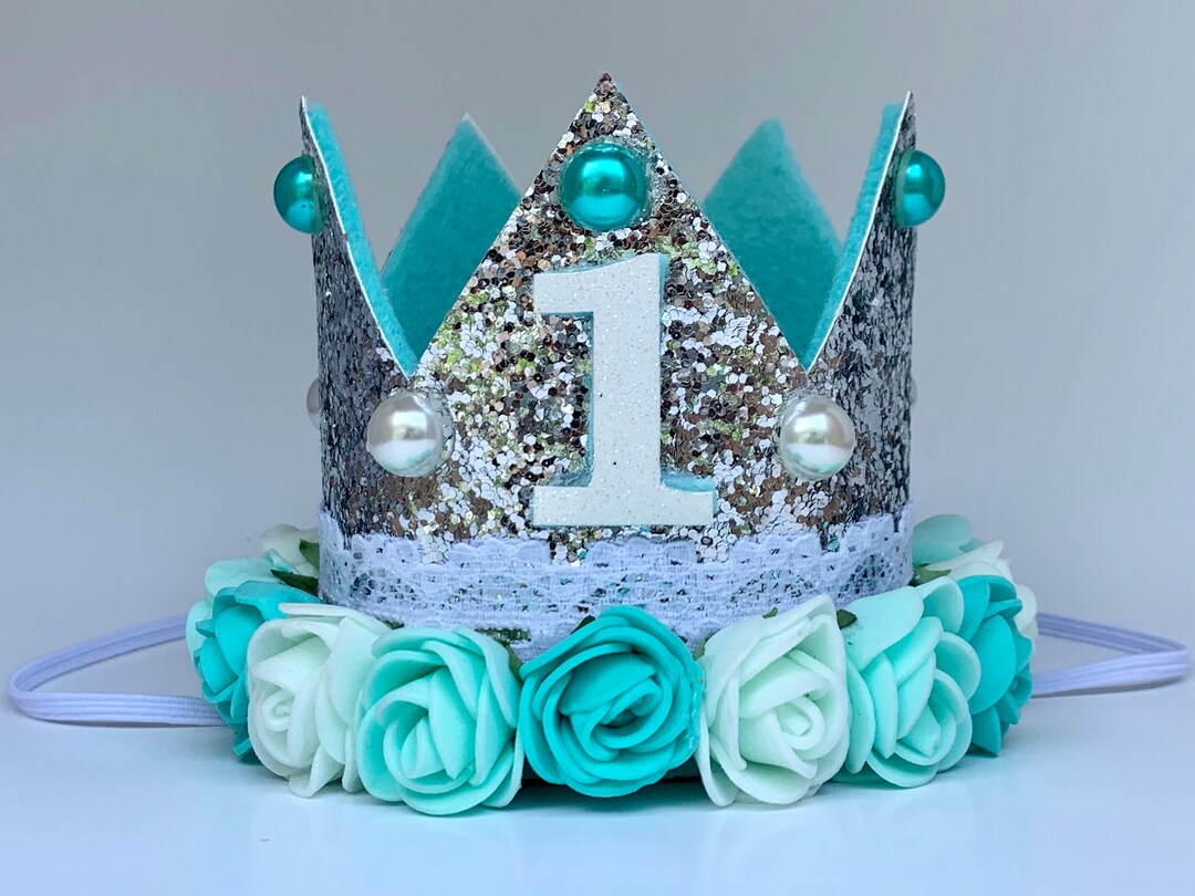 1st Birthday Crown, First Birthday Crown Girl, Birthday Party Hat ...