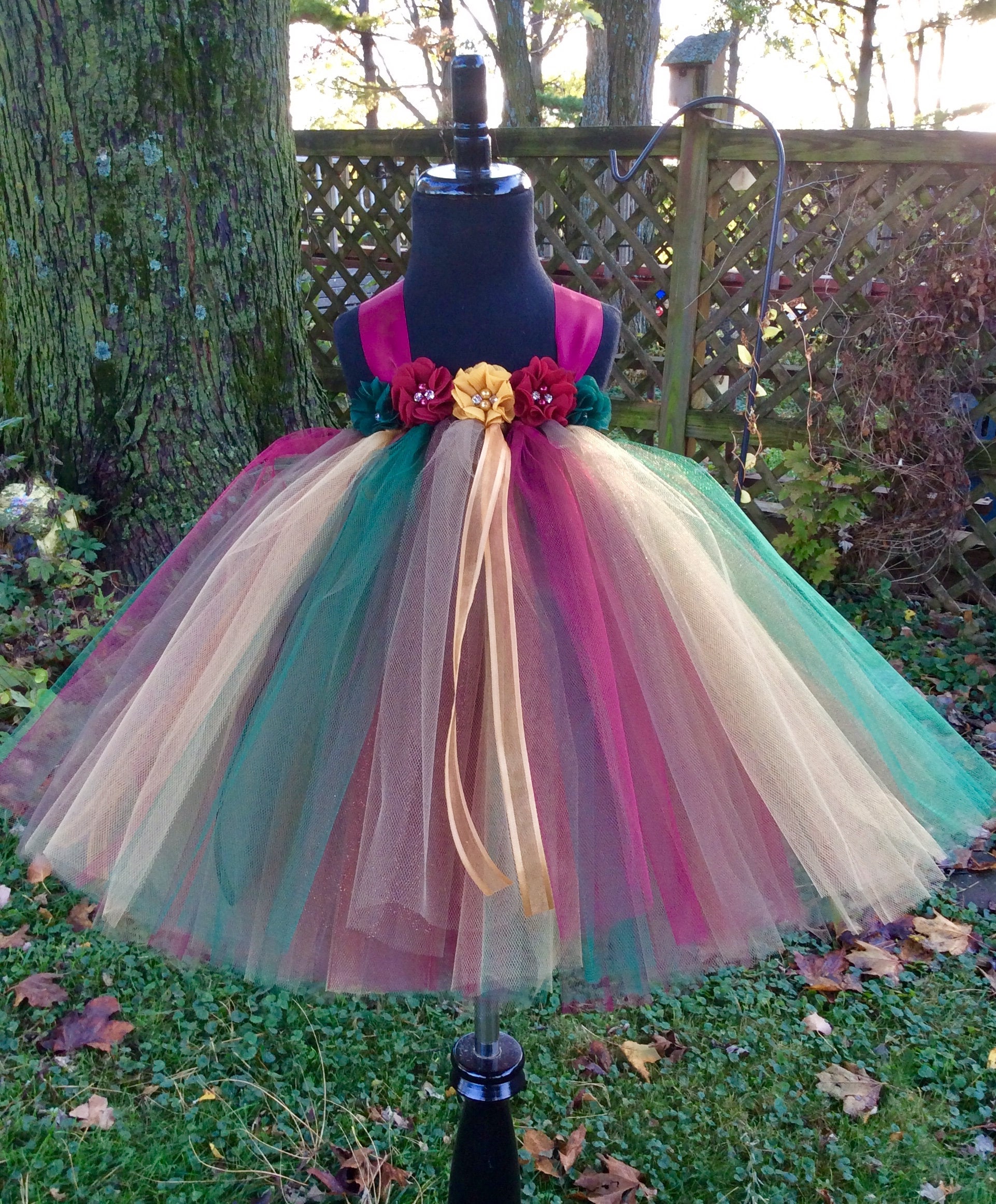 Woodland Fairy Flower Princess Dress Tutu Dress Baby Tutu - Etsy