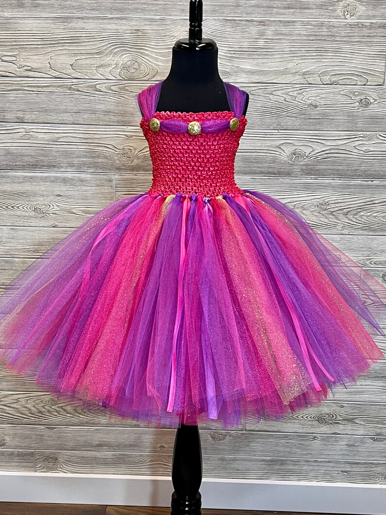 Fuchsia Purple & Gold Princess Tutu Dress for Girls - Etsy UK