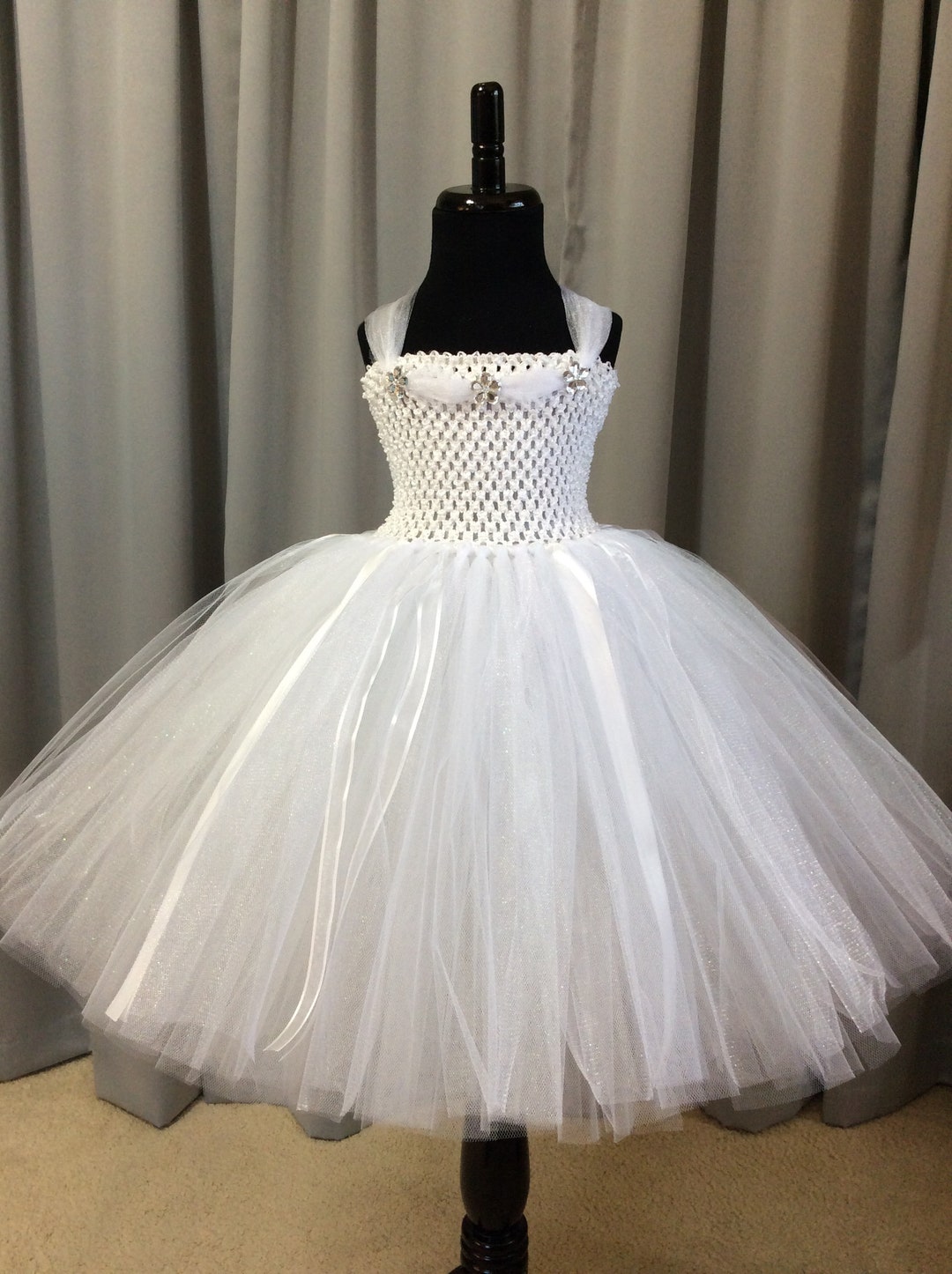 White Princess Tutu Dress for Girls - Princess Dresses for Toddlers ...