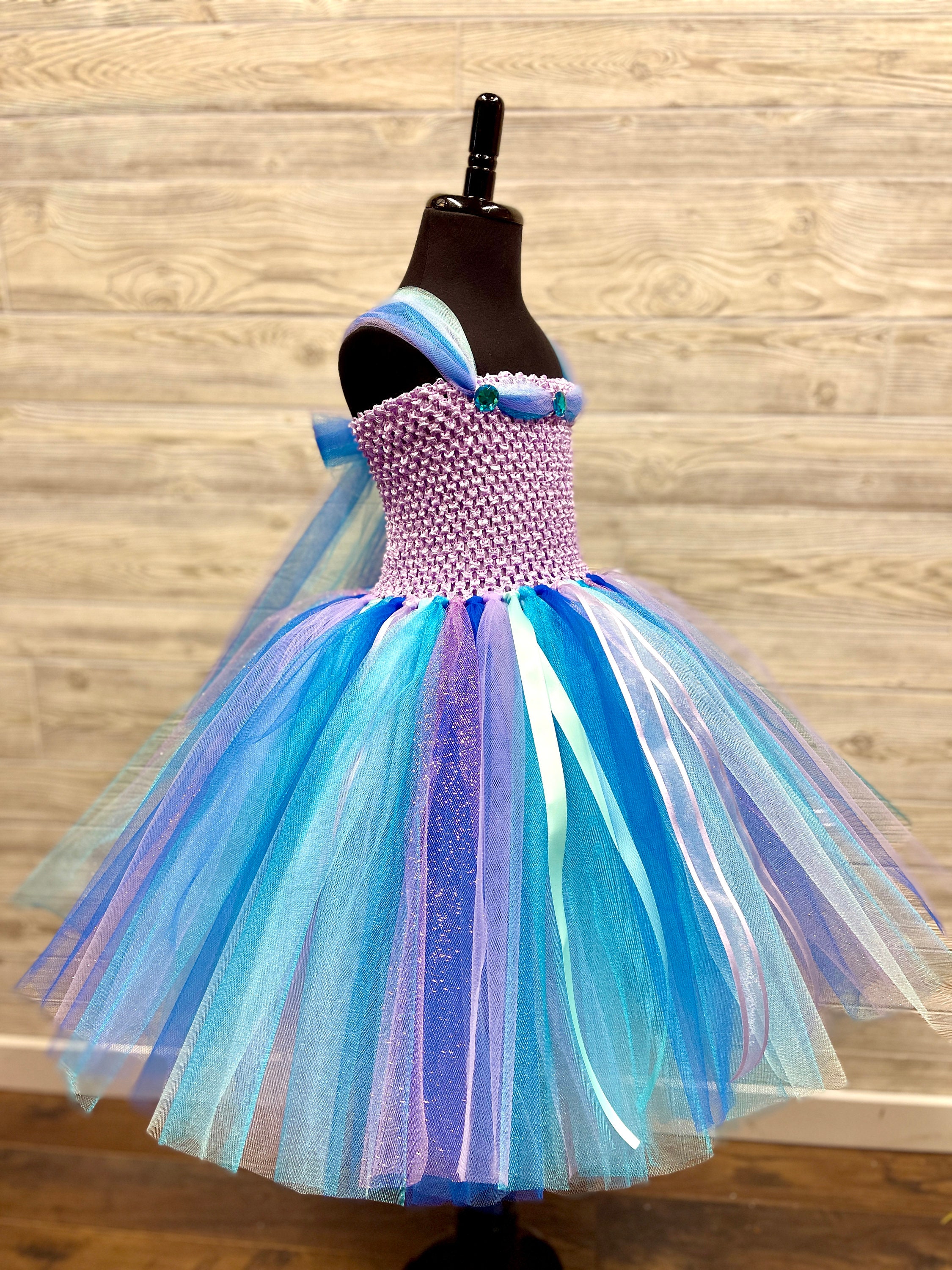 Blue Princess Dresses For Girls