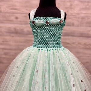 Mint Green With Silver Polka Dot Princess Tutu Dress for Girls ...