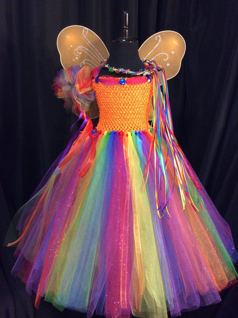 Costume da principessa fata arcobaleno abito principessa tutu | Etsy