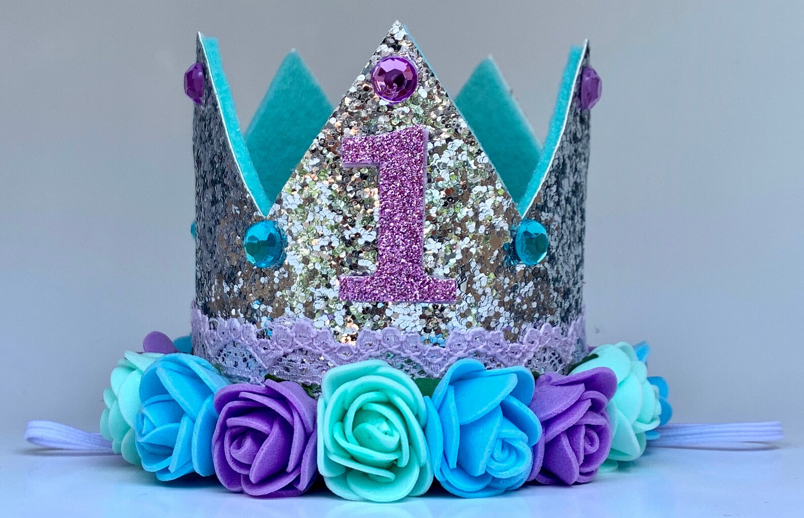 1st Birthday Crown First Birthday Crown Girl Birthday Party - Etsy