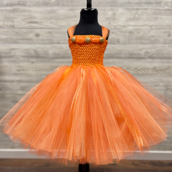 Orange Tutu Dress - Etsy