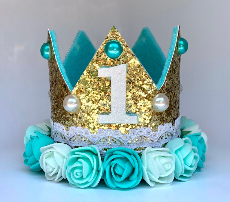 Aqua and White Flower Princess Dress Tutu Dress Baby Tutu | Etsy