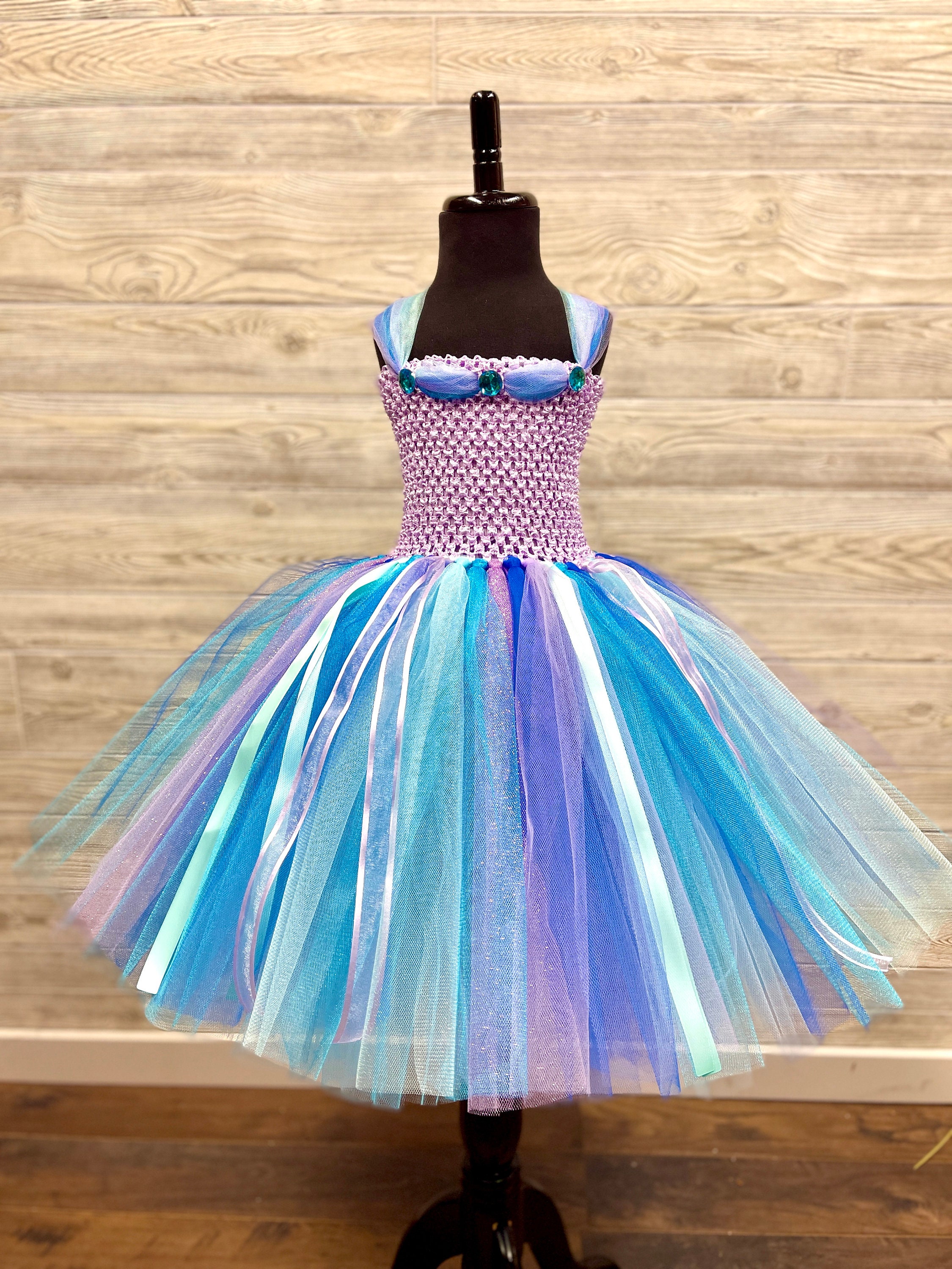 Lavender Turquoise Aqua & Royal Blue Fairy Princess Costume - Toddler ...