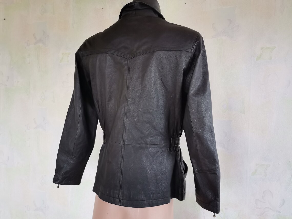 Rocker Men's Leather Jacket, JOFAMA Real Leather Jacket, Made in Sweden ...