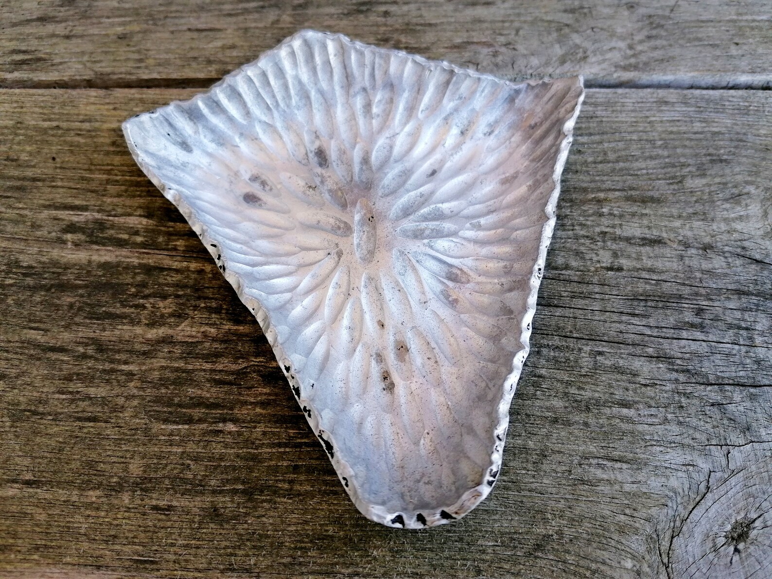 Vintage Aluminum Ashtray Unique Handmadehand Carved Ashtray - Etsy