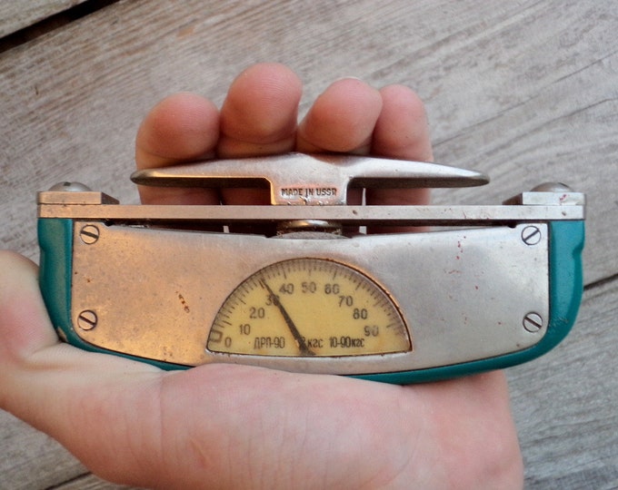 Authentic Medical Dynamometer Vintage USSR Mechanical - Etsy