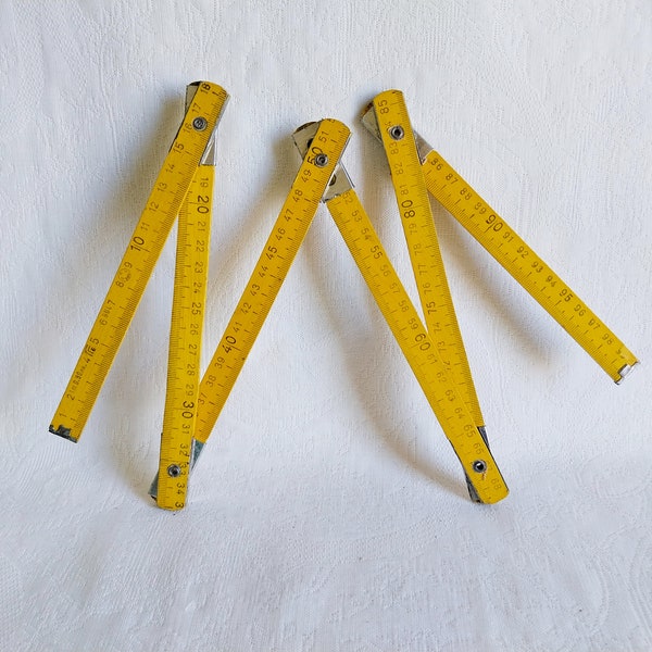 Vintage Wooden Ruler - Etsy