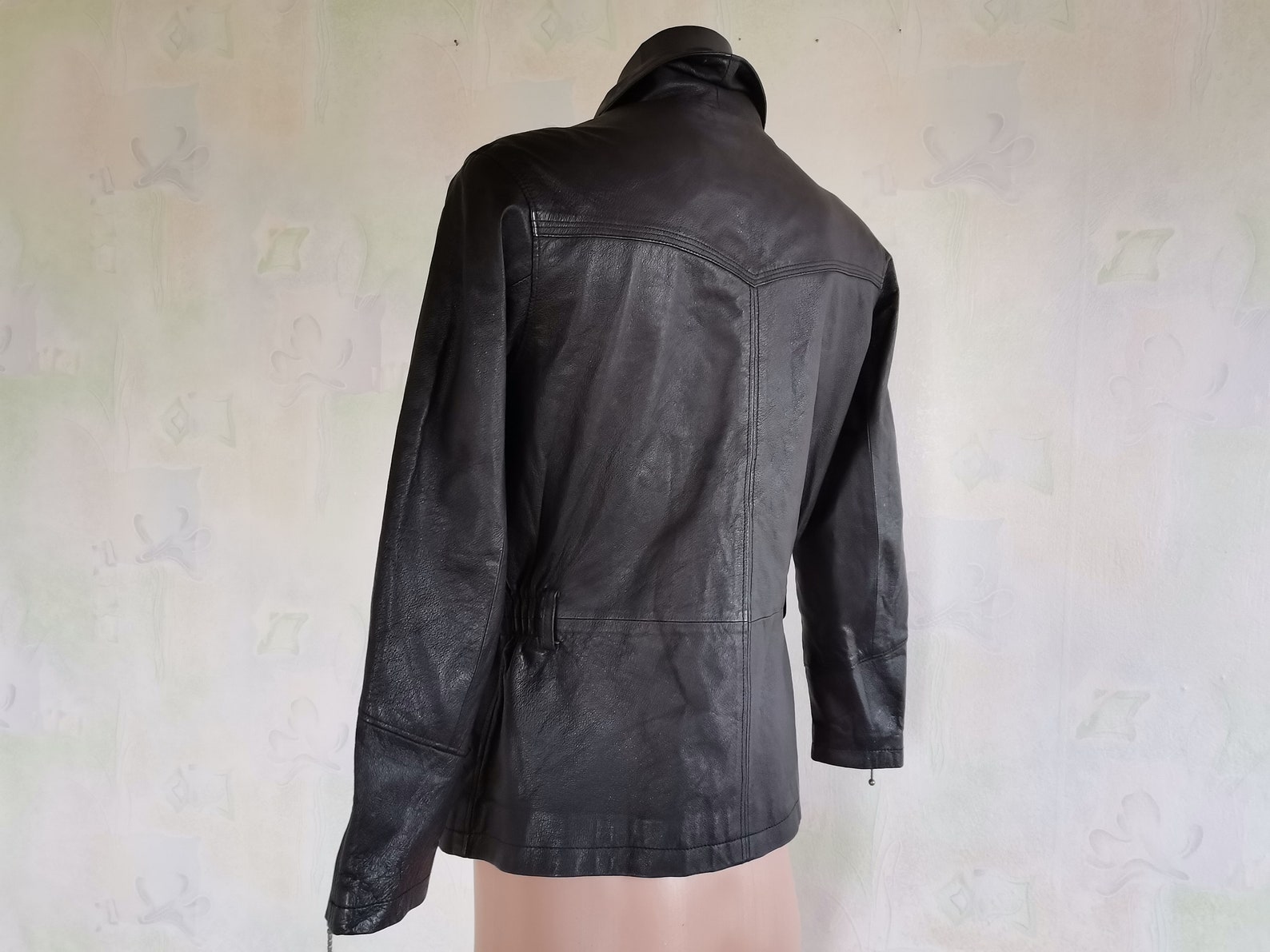 Rocker Men's Leather Jacket, JOFAMA Real Leather Jacket, Made in Sweden ...